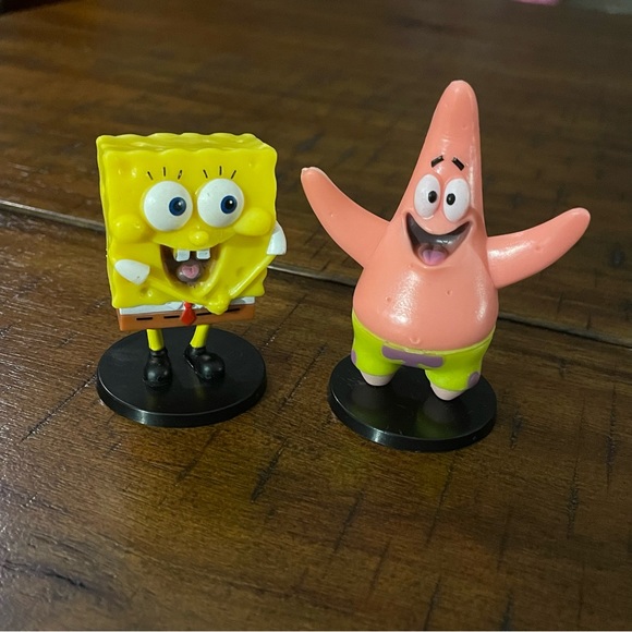 Nickelodeon | Toys | Spongebob And Patrick Figurines Cake Toppers Set ...